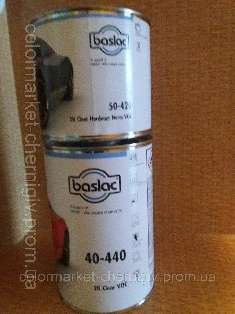 BASLAC 40-440 2K VOC CLEARCOAT (1Л.) ЛАК, цена 916 грн — Prom.ua (ID#1358129439)