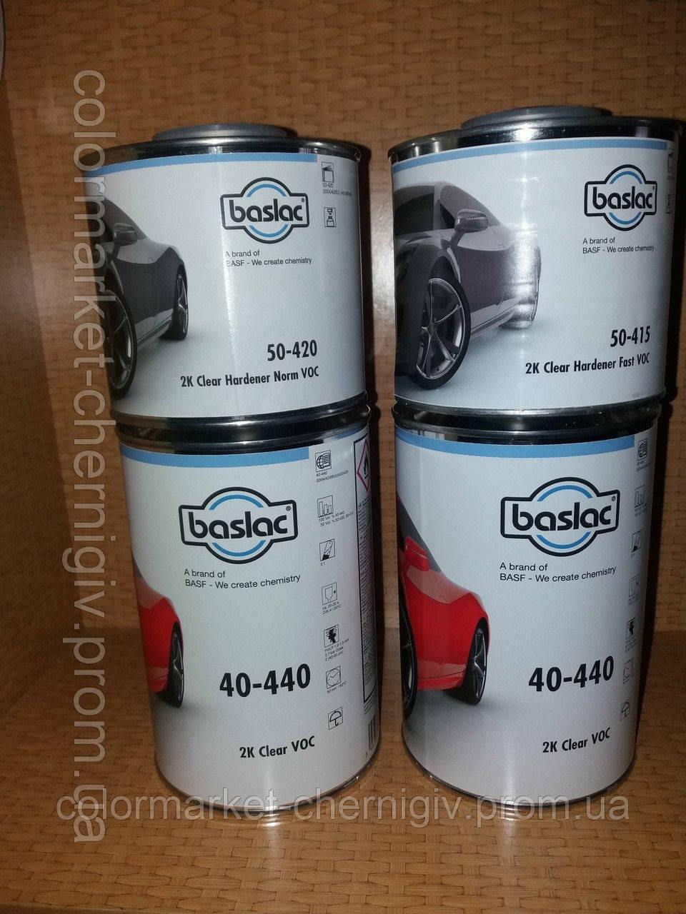 BASLAC 40-440 2K VOC CLEARCOAT (1Л.) ЛАК, цена 916 грн — Prom.ua (ID#1358129439)