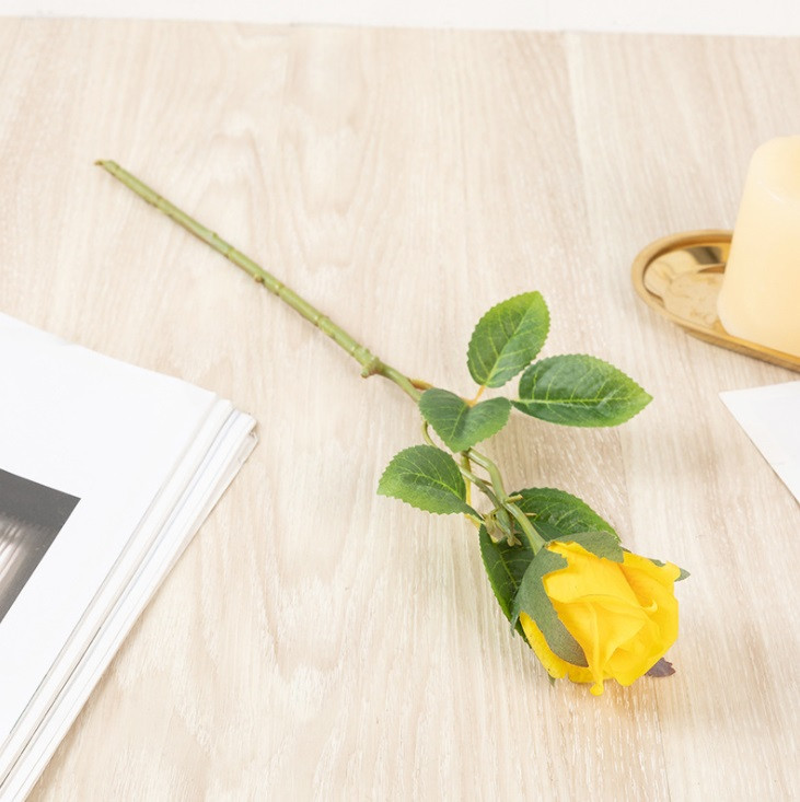 Ветка "Чайная Роза", Желтый (45см): продажа, цена в Киеве ...