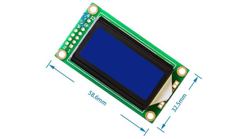 Дисплей LCD 0802 0802A синий (16375), цена 129 грн — Prom.ua (ID ...