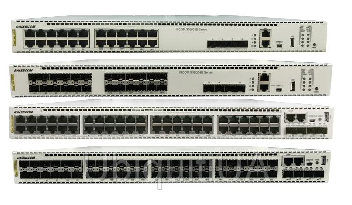 L3 коммутатор агрегації, 24 порти ISCOM S5600-28X-EI-AC RAISECOM (S5600-28X-EI-AC) (603710 ...