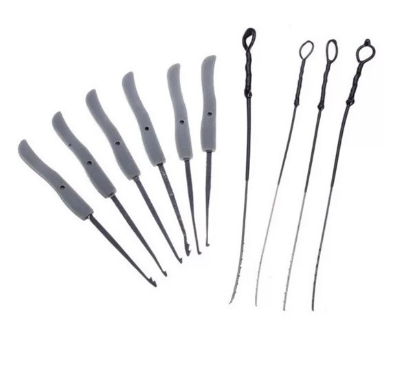 Купить Набор тренировочный прозрачный замок для слесаря с 10 отмычками ...