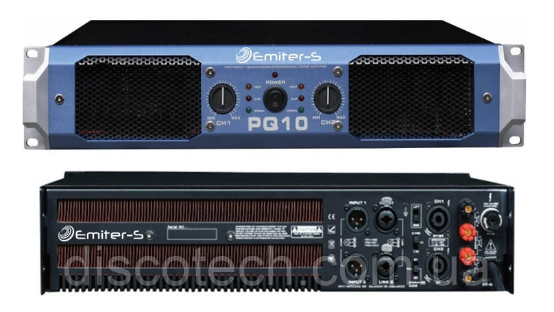 Підсилювач потужності Emiter-S PQ10, 1000W*2 за 8Ом (ID#1501943593 ...