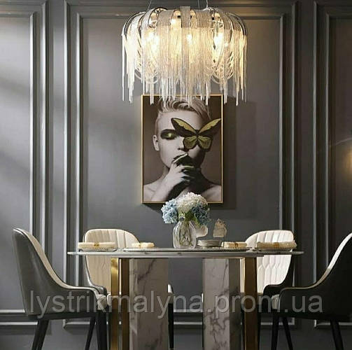 Купить Современная классическая люстра с цепочками, на 8 ламп, цена ...