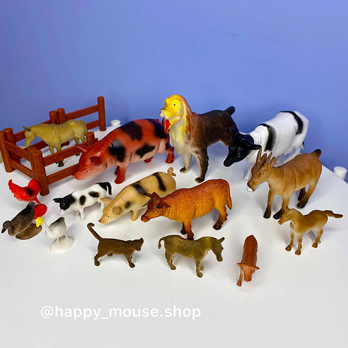 НАБІР свійських ТВАРИН в пакеті/фігурки тварини, домашні тварини (ID#1503690134), ціна: 195 ...