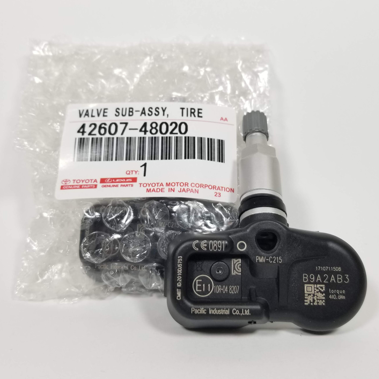 Купити Датчик давления шин оригинал Toyota Lexus 42607-48020 (PMV-C215 ...