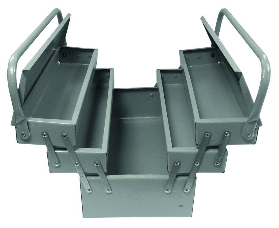 Ящик металевий MASTERTOOL 79-5507 550мм, 7 відділень тут дешевше.