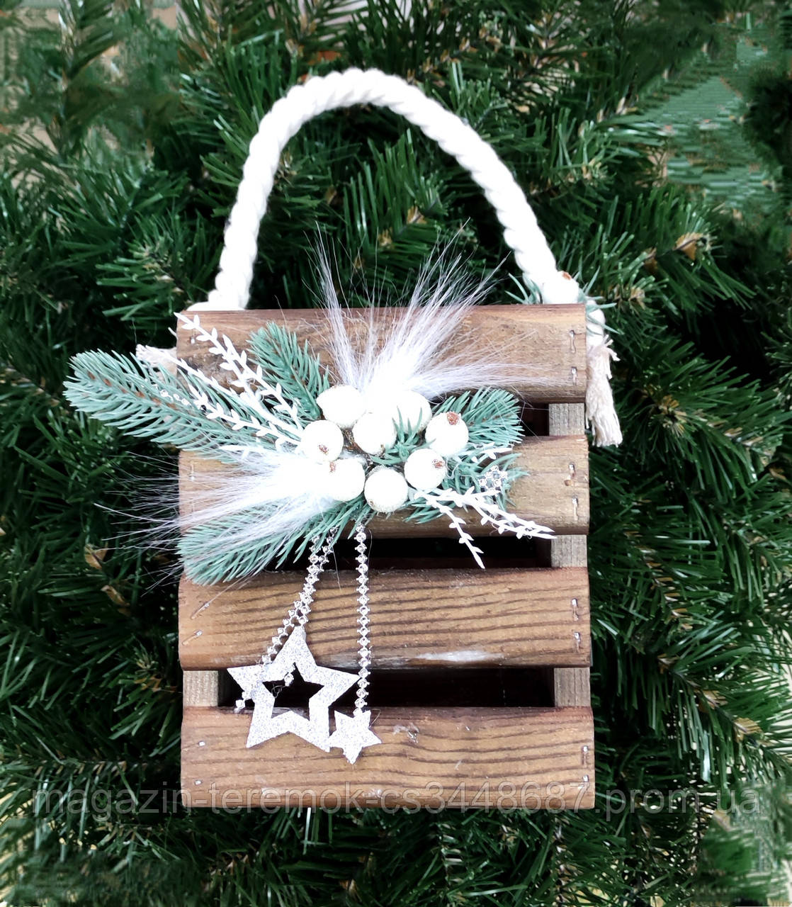 Деревянный Ящик - Фонарь с Ручкой Коричневый — Купить Недорого на Bigl ...