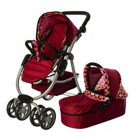 Игрушечная коляка Melogo 9662M (Сердца-2) (ID#1504971746), цена: 1623 ...