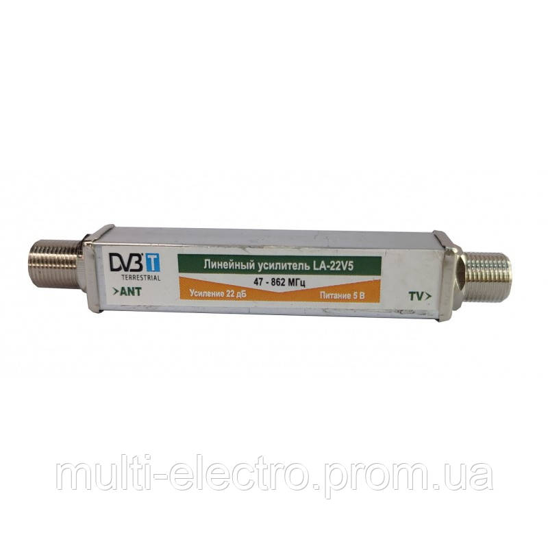 Усилитель DVB-T2 LA-22V5 Усиление 22дБ, цена 86 грн — Prom.ua (ID ...