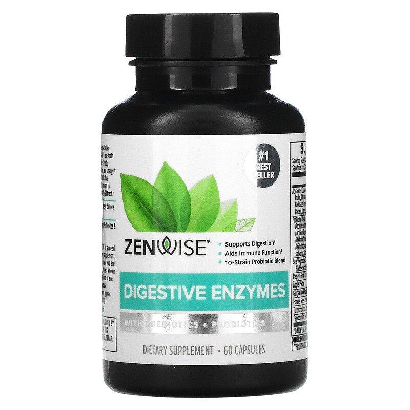 Zenwise Digestive Enzymes 60 капсул (ID#1505163774), цена: 714 ...