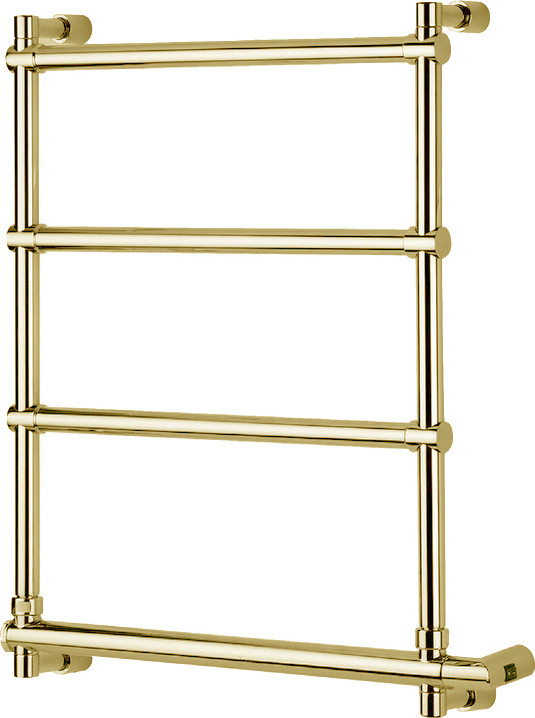 Золотой электрический полотенцесушитель 657х570 Margaroli Sole 542 ...