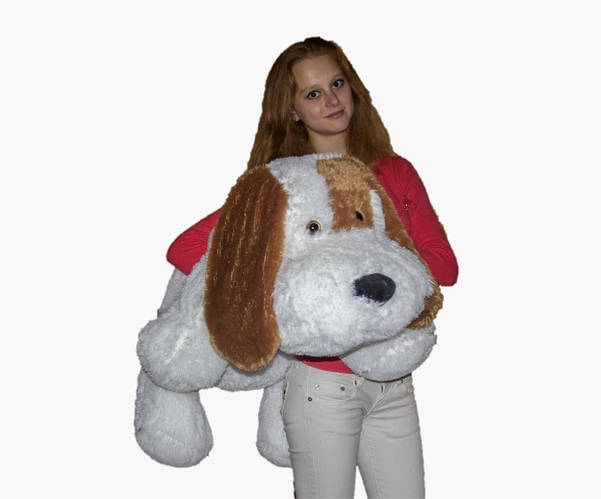 Мягкая игрушка Alina Toys большая собачка Шарик 110 см белый 5784660ALN ...