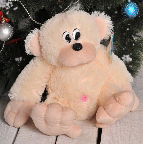 Мягкая игрушка Alina Toys обезьяна 75 см персиковая 5784758ALN, Time ...