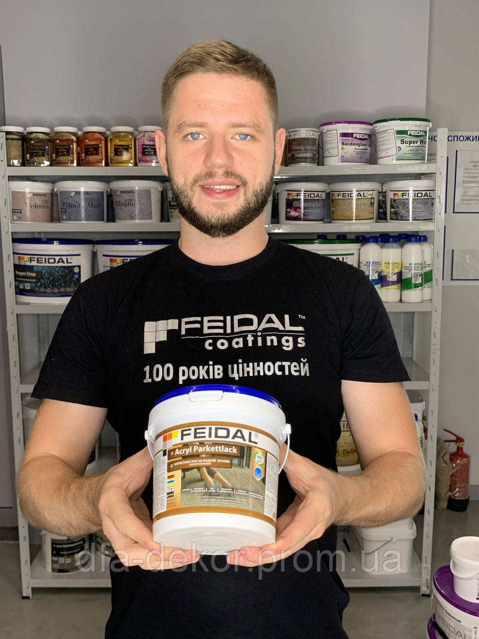 Feidal Acryl Parkettlack Паркетный Полиуретановый Лак. Матовый 1л ...