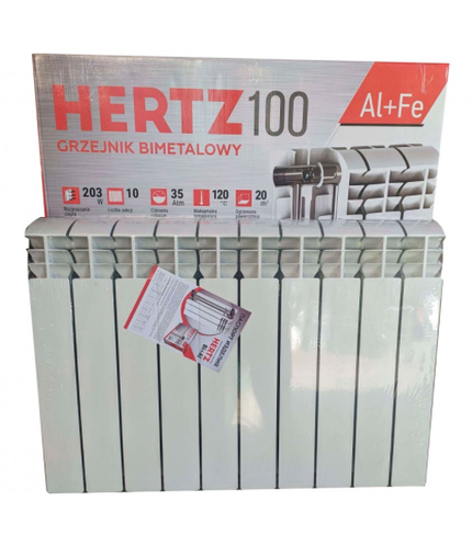 Купить Радиатор биметаллический Hertz 500/100, цена 455 ₴ — Prom.ua (ID#1505404335)