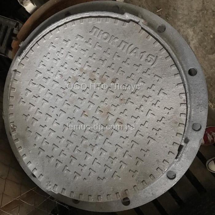 Люк чугунный канализационный тип Л (А15) купить - цена Днепр. "ООО ПТФ ...