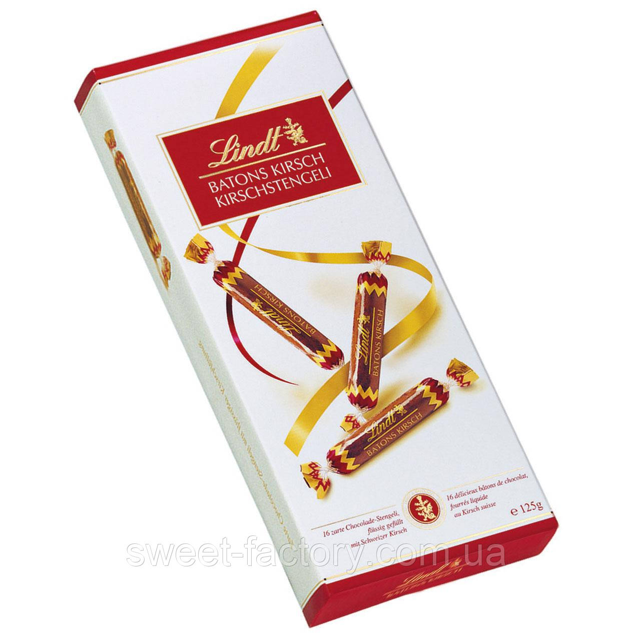 Коробка конфет Lindt Batons Kirsch 125g: продажа, цена в Чернигове ...