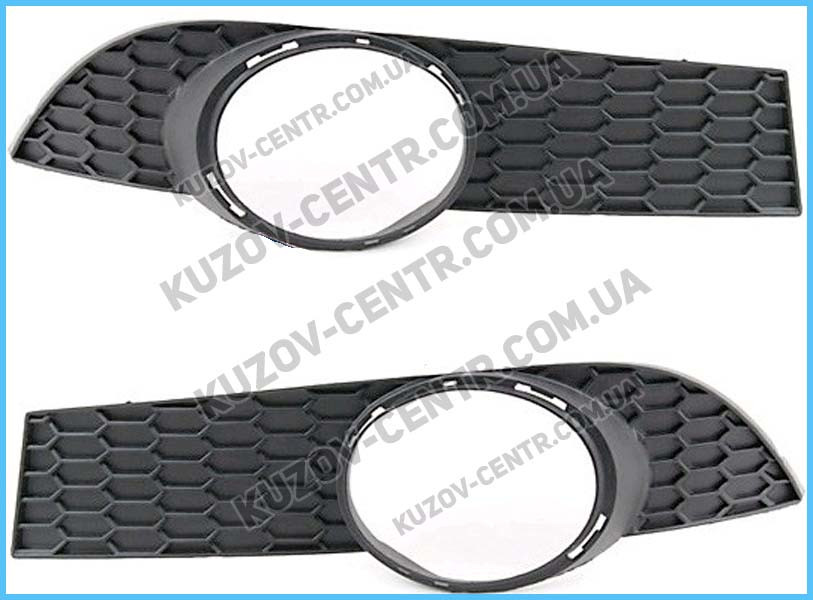 Купить Решетка бампера Aveo 08-11 Хетчбек под ПТФ, правая (FPS ...