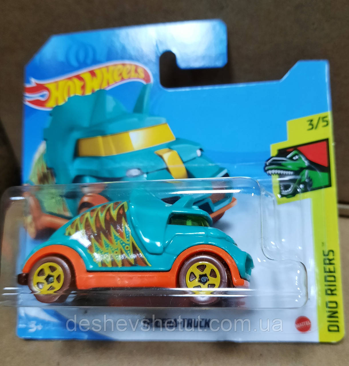 Hot Wheels Dino Riders 2021 Tricera-Truck 3/5 71/250 GTC40 Трицератопс ...