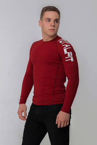 Купить Рашгард с длинным рукавом Totalfit RMK4-C37 3XL марсал RMK4-C37 ...