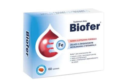 Biofer Гемовое Железо и Витамин С , 60 Таблеток — Купить Недорого на ...
