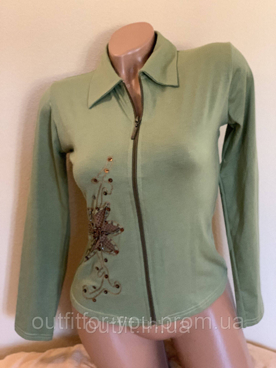 Купить Кофта женская на замке, цена 95 ₴ — Prom.ua (ID#1399664067)