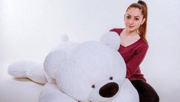 Купить Мягкая игрушка Alina Toys большой мишка Умка 180 см белый ...