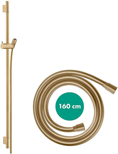 Купити Штанга для душу HANSGROHE Unica S Puro 28631140 1008мм латунна ...