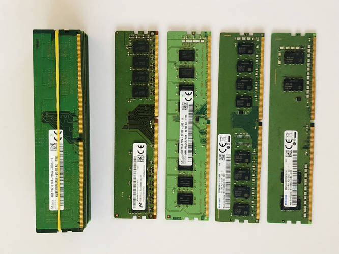 Оперативна пам'ять ОЗУ RAM Micron/Samsung DDR4-2133/2400/2666/ 4096MB ...