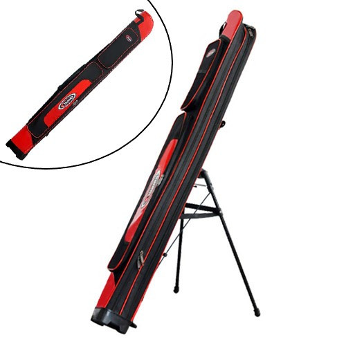 Чехол жесткий для спиннинга удочек 120см, 4 секции, тубус с треногой ...