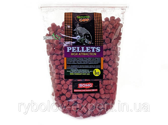 Купити Пелети Technocarp Flavored Carp Pellets BOMG 6мм 1кг, ціна 154 грн - Prom.ua (ID# 1509299158)