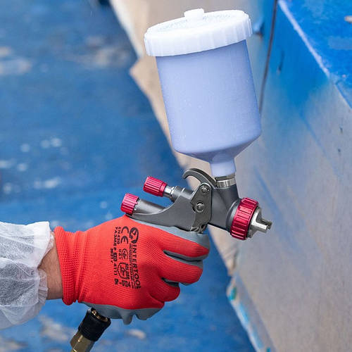 Перчатка красная вязанная синтетическая INTERTOOL SP-0124, цена 40 грн — Prom.ua (ID#555473281)