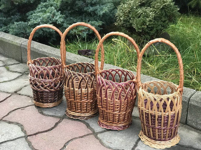 Купить Плетена корзинка для банки 1л Йорданьска банка для освячення води цена 180 грн — Prom