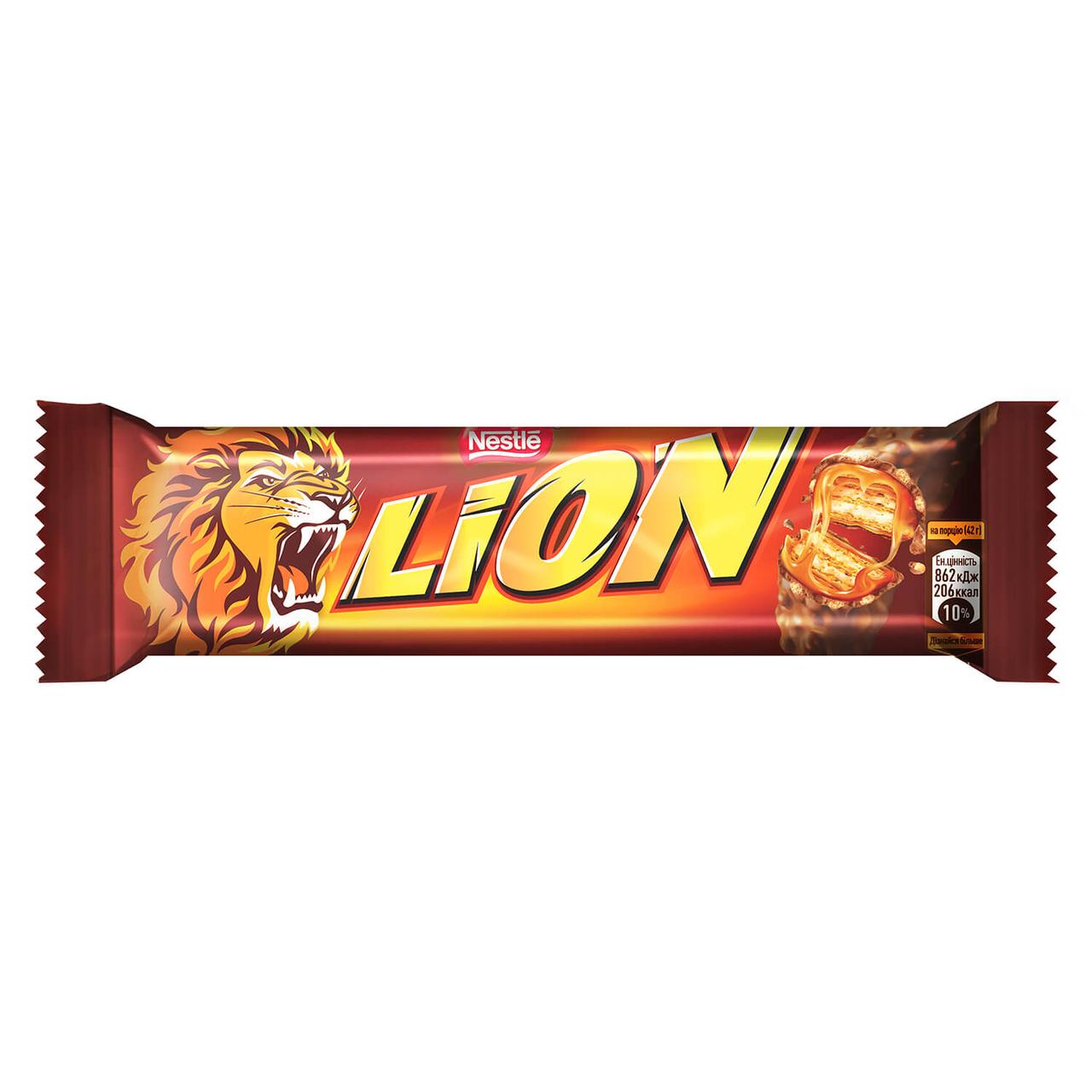Купити Батончик Lion 42г, ціна 14 грн - Prom.ua (ID# 1477276842)