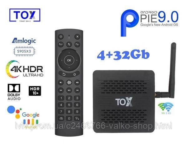 Android TV BOX TOX 1 (4+32Gb) (з ПРОШИВКОЮ) (ID#1510256419), купити на ...