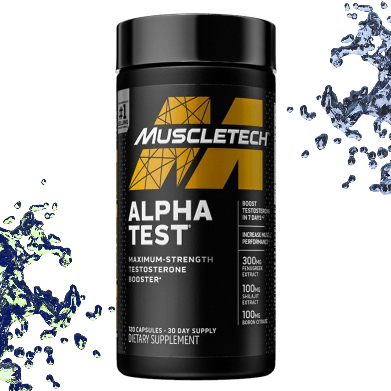 Бустер Тестостерона Muscletech Alpha Test 120 капсул: продажа, цена в ...