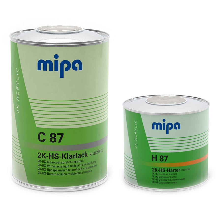 Акриловый лак Mipa НS Klarlack C87 1 л (с отвердителем H87 0.5 л) (ID ...
