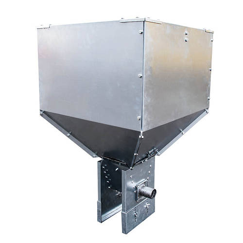 Бункер (хоппер) 90 кг в сборе (с поддоном и валом), цена 4500 грн ...