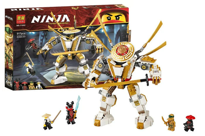 Купити Конструктор 11492 Ніндзя "Золотий робот", ціна 1296 грн - Prom ...