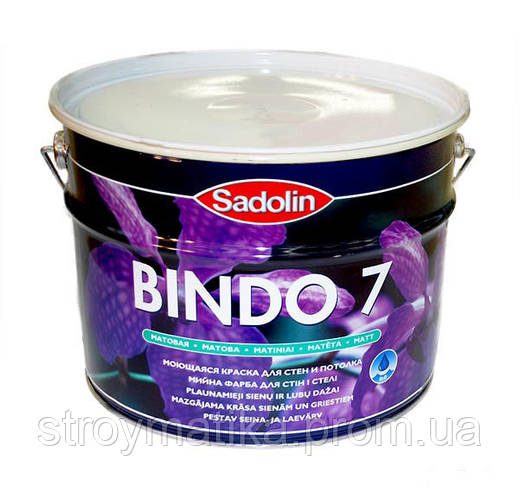 Фарба для стін SADOLIN BINDO 3,7,12,20,40, ціна 734 грн — Prom.ua (ID#104081214)