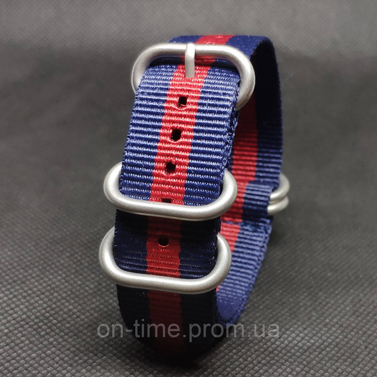 18 20 22 24 Мм Nato Zulu Haiti Красный, Синий Ремешок для Часов ЗУЛУ ...