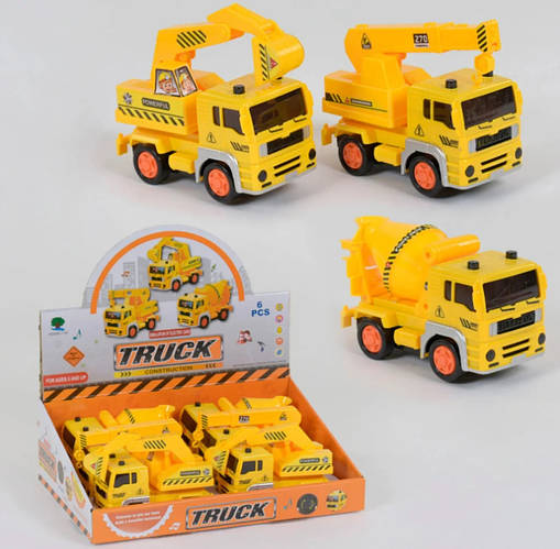 Мини машинки Спецтехника набор 6 шт (ID#1513564619), цена: 651 ...