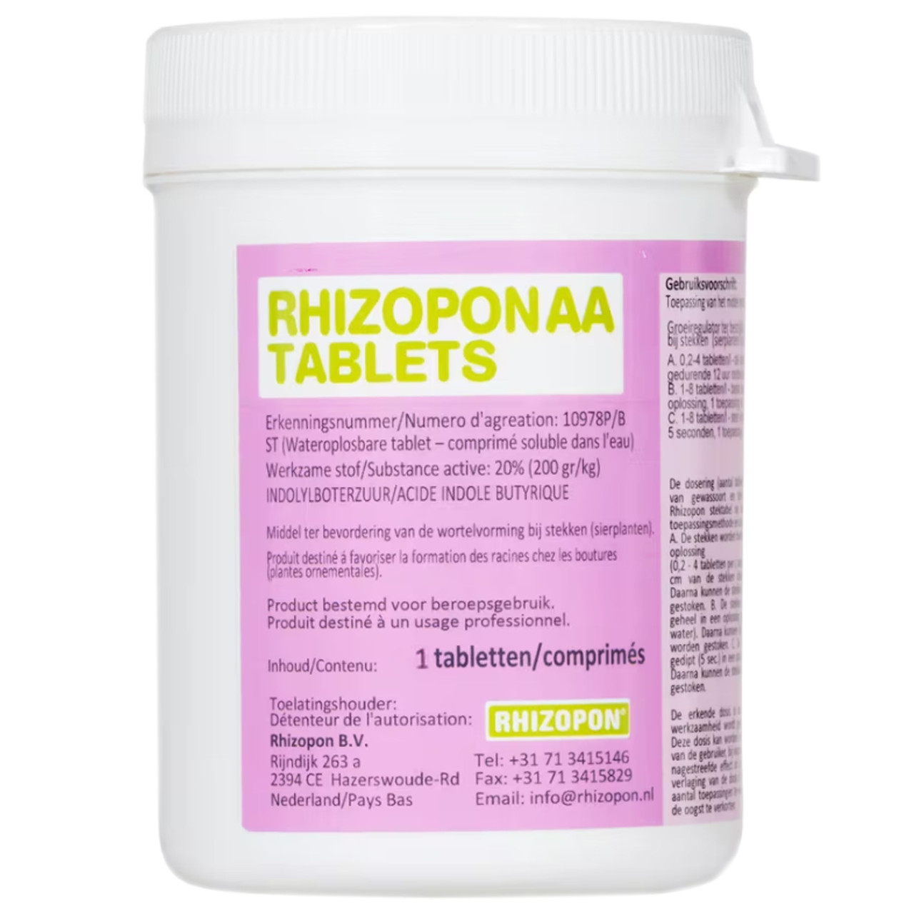 Добриво Rhizopon AA Tablets укорінювач 50 мг 1 таблетка Agro Pack ...