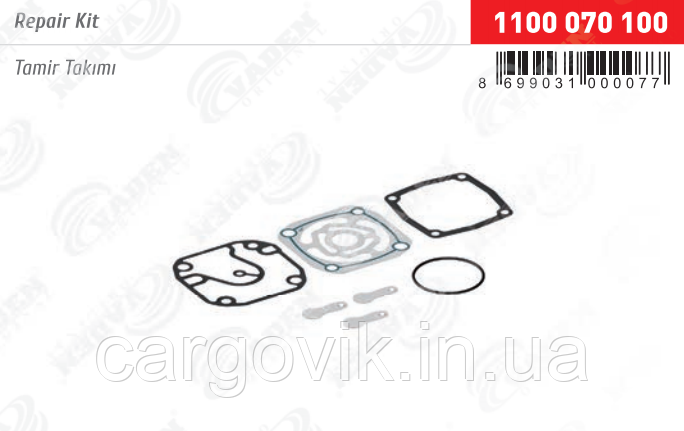 Купить Ремкомплект компрессора KNORR, MB Actros OM501/502, Evobus ...