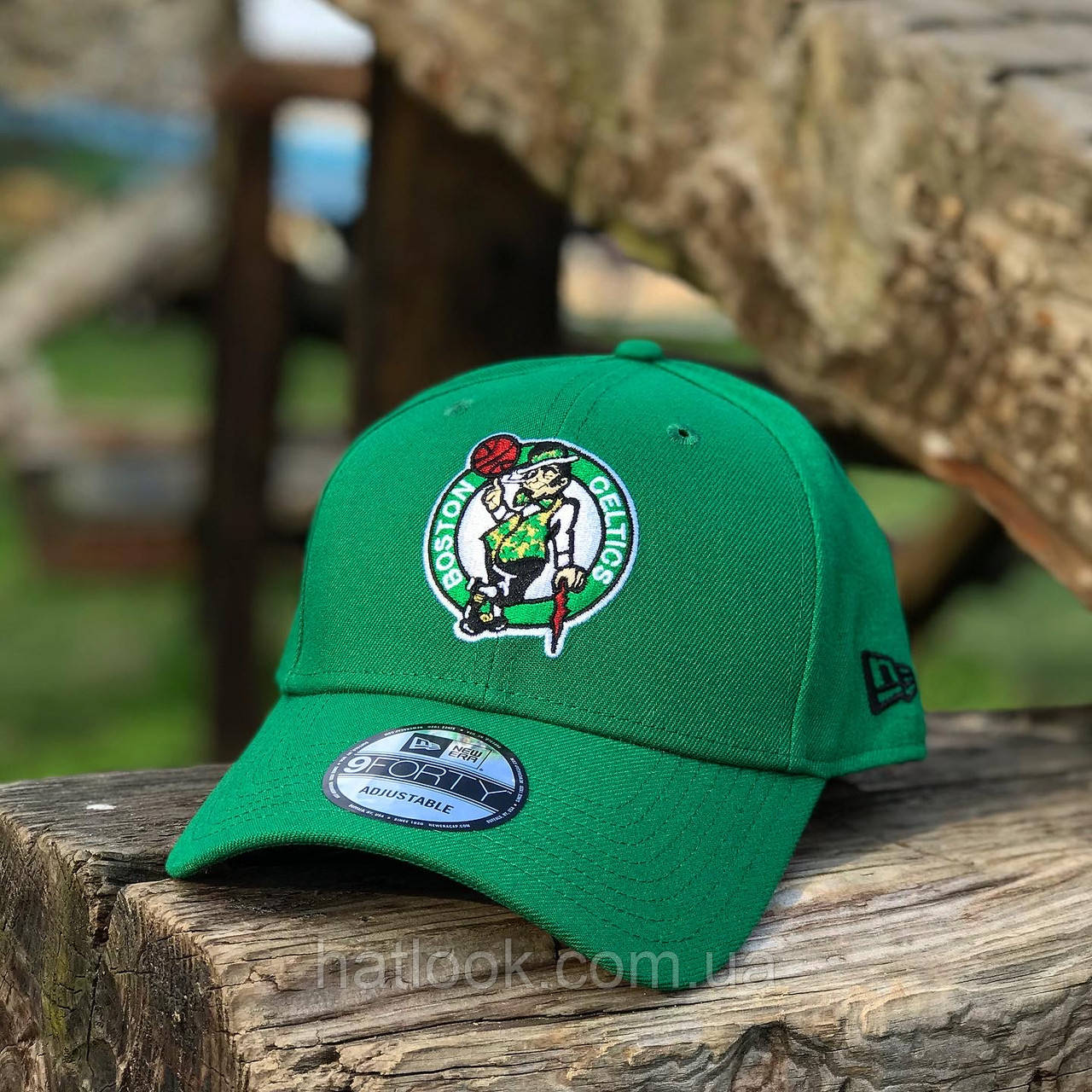 Оригинальная зеленая бейсболка New Era 9FORTY NBA Boston Celtics ...