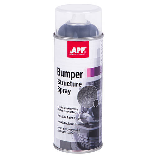 Лак аерозольный структурный для пластика "Bumper Structure Spray", APP ...