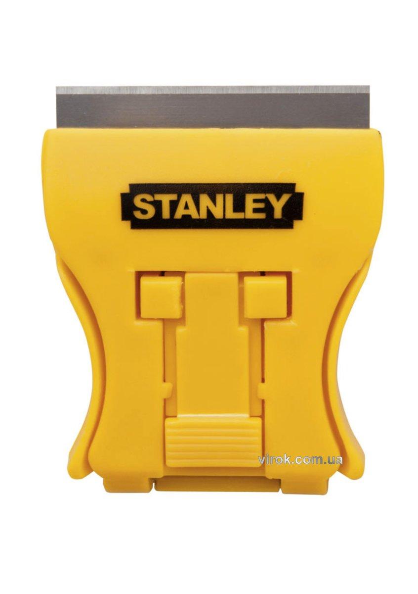 Скребок STANLEY для скла "Mini Glass Scraper" : 50х43 мм, лезо 43 мм ...