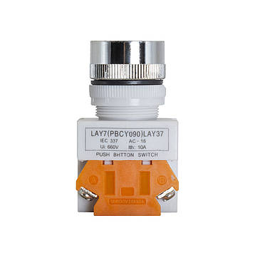 Кнопка переключатель LAY7(PBCY090)LAY37 11BN (Красный), с двумя парами ...