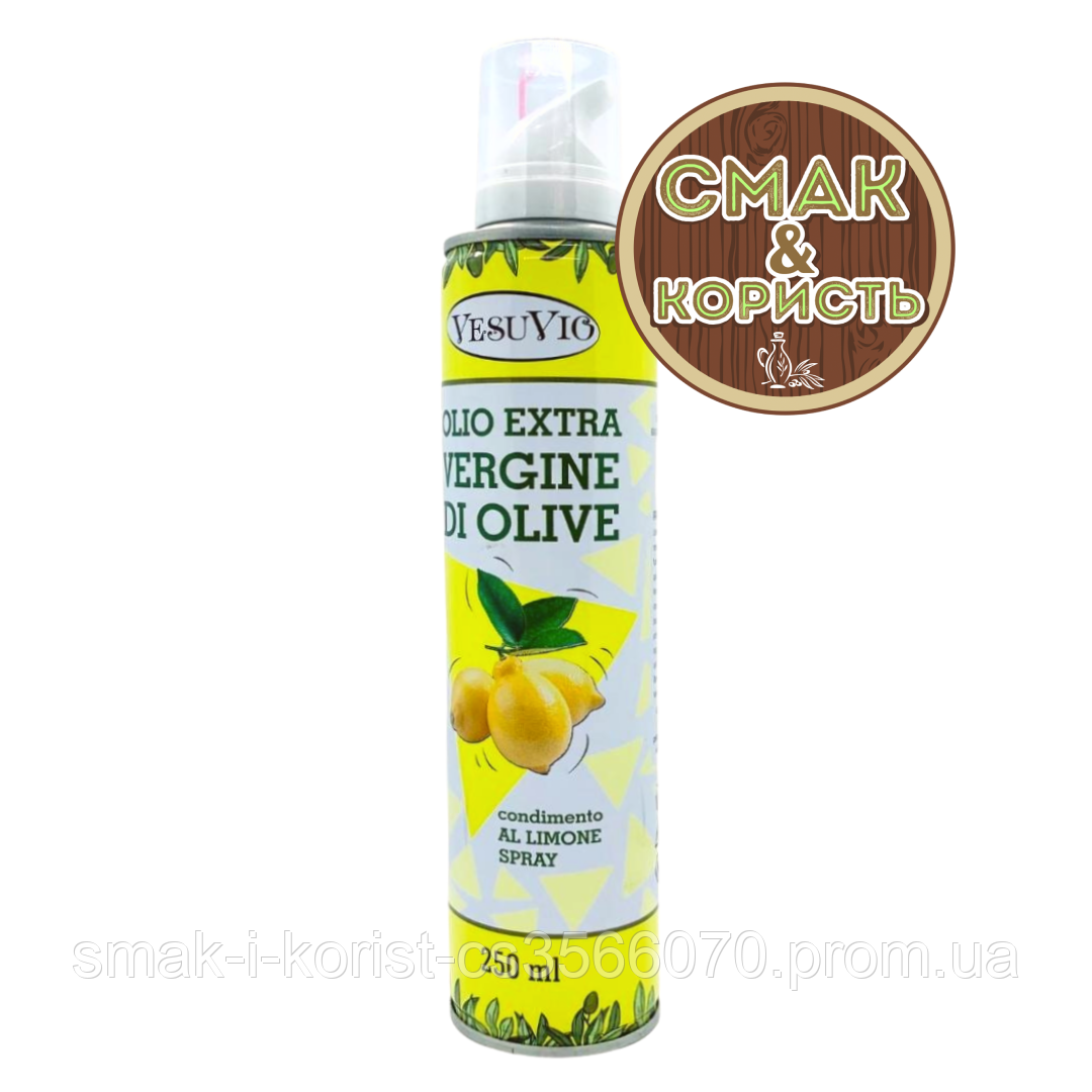 Купить Оливковое масло-спрей с лимоном Extra Virgin 250 мл. ТМ "Vesuvio ...